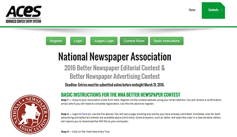 Welcome to NNA's 2017 Better Newspaper Contest
